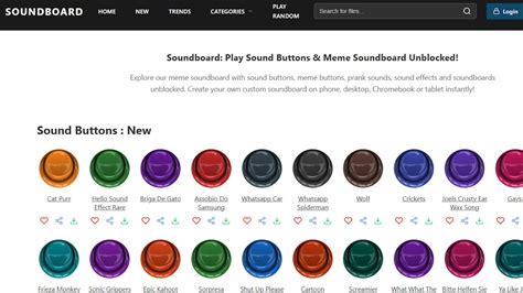 Meme Soundboard 500k Sound Buttons With Soundboards Unblocked Billetter
