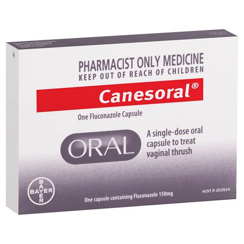 Buy Canesoral Oral Single Dose Thrush Treatment Fluconazole 150mg 1 Capsule Online Emedical