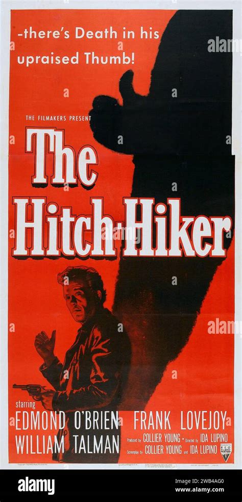 The Hitch Hiker Year 1953 Usa Director Ida Lupino American Poster