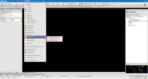 Pcb Layout Cad Creating Various Keep Out Areas