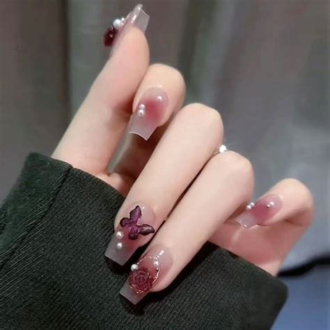穿戴甲美甲穿戴式甲片穿戴式美甲成品手工穿戴甲穿戴甲美甲穿戴式甲片穿戴式美甲成品手工穿戴甲价格厂家品牌批发市场图片优选蓝瑀水晶饰品