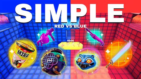 Simple Red Vs Blue 🔴🔵 0212 6885 5726 By Bmsc Fortnite