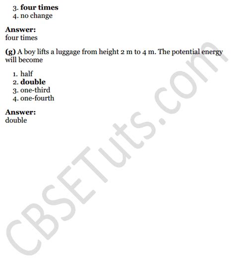 Selina Concise Physics Class 8 Icse Solutions Chapter 4 Energy Cbse Tuts