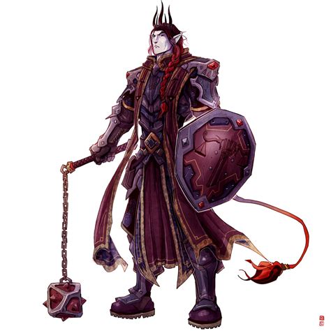 Tiefling Cleric By Manguinha On Deviantart