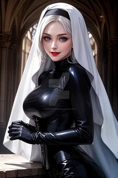 Busty Nun In Glossy Latex Habit And Corset By Adenofreaktp On Deviantart