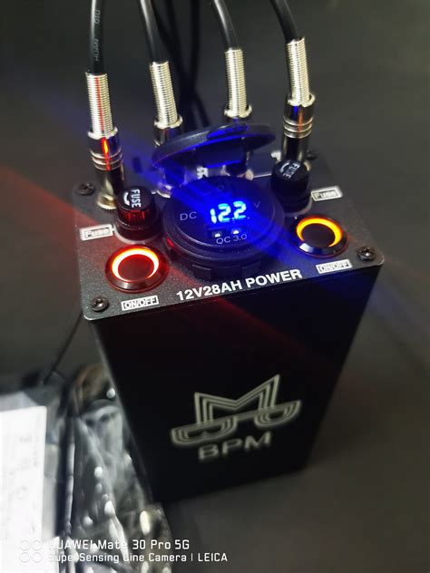 12v 28a External Battery For Headlight 3000 Lumens Ebikescooter