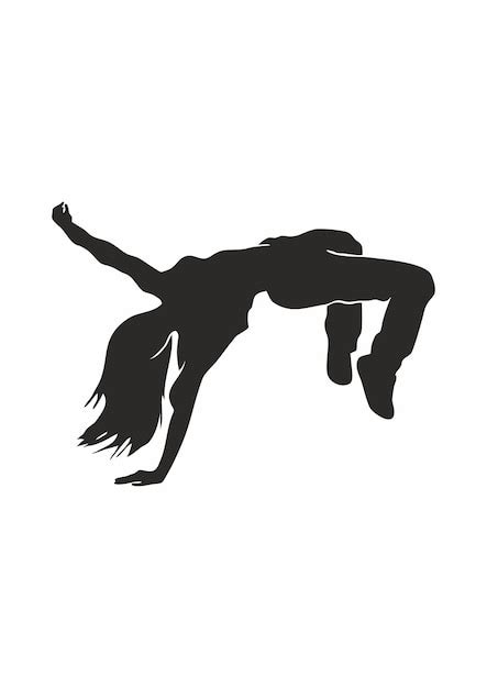 Premium Vector Silhouette Vector Dancing Girl