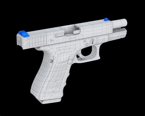 Stainless Damascus Glock Suppressor Sights Burnyn