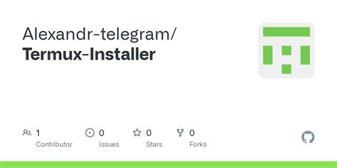 Github Alexandr Telegramtermux Installer