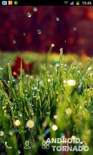 Galaxy S4 Rain N Grass Lwp обои для Android Android Tornado