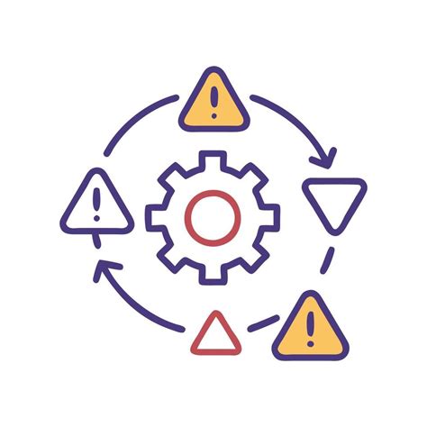 Operational Risk Management Visual Icon 54595072 Vector Art At Vecteezy