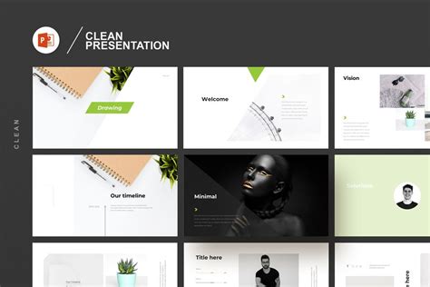 Clean Powerpoint Presentation Presentation Template 99725