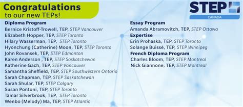 Step Stepcanada Tep Newmembers Education Networking