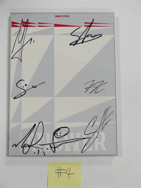 Enhypen Dimension Answer Hand Autographedsigned Promo Album