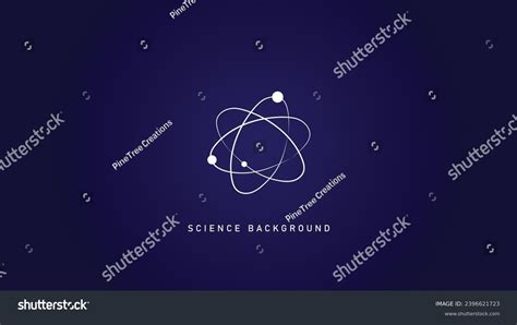 Science Atomic Structure Background Hd Wallpaper Stock Vector Royalty Free