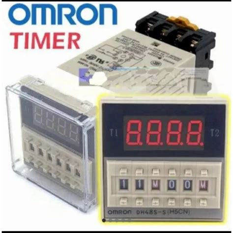 Mesin Omron Digital Timer Dh48s S Precision Relay Time Relay Twin Country Egg Drop Machine
