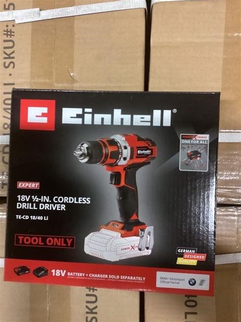 Einhell Drill Driver Live And Online Auctions On