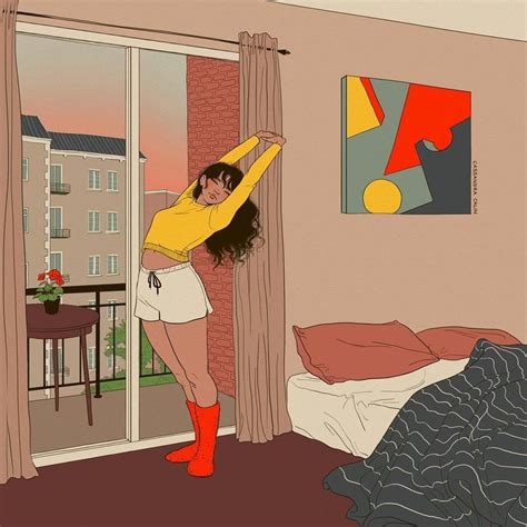 Cassandra Calin On Instagram Feeling Sleepy” Dreamy Art Girly Art Cartoon Art