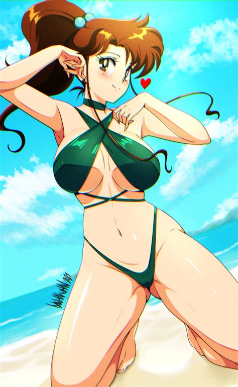 Rule 34 1girls Armpits Beach Bikini Bishoujo Senshi Sailor Moon Bocas