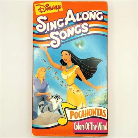 Disney Sing Along Songs Pocahontas Colors Of The Wind Vhs 1995