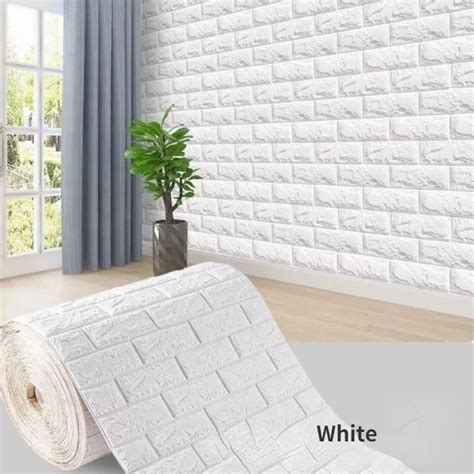 Jual Wallpaper Dinding Roll Wallpaper 3d Foam Bata Roll Rollan Shopee Indonesia