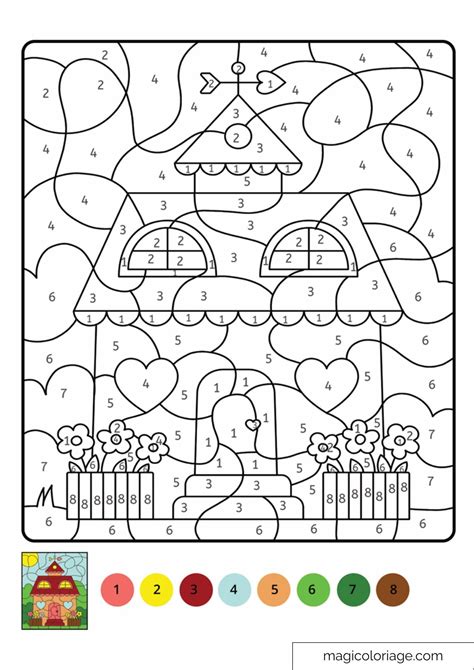 Coloriage Magique Cp Ce1 20 Dessins à Imprimer Pdf Gratuit