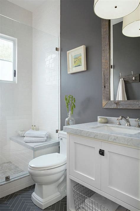 Pictures Of Small Gray And White Bathrooms At Amelia Frances Blog
