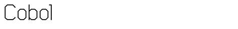 Cobol Font Webfont And Desktop Myfonts