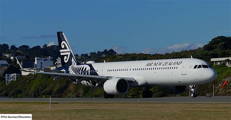 Zkaviation Air New Zealand Airbus A321neo Zk Nnb Rolling For Take Off