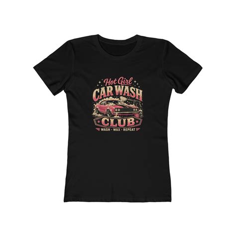 Cowgirl Car Wash Club Graphic Tee For Women Vintage Western Truck Wa
