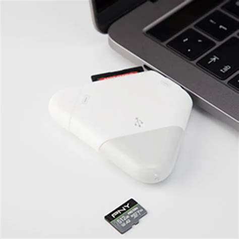 Card Reader Type с 3 in 1 Dual Slot Triangle TF Micro SD Memory Card OTG Adapter TF Card Reader