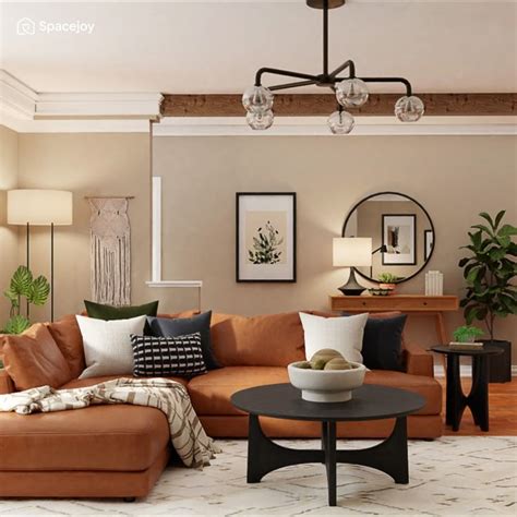 Tan Wall Living Room