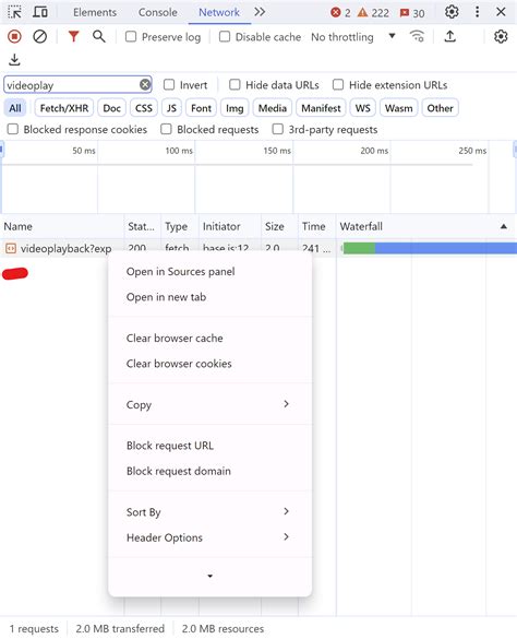 Can T Download Google Drive Videos Using Developer Tools Stack Overflow