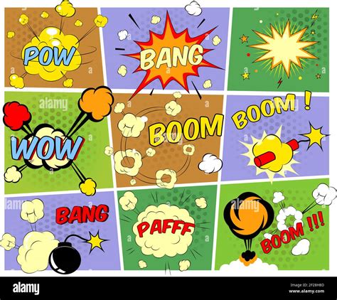 Comic Book Bubbles Pow
