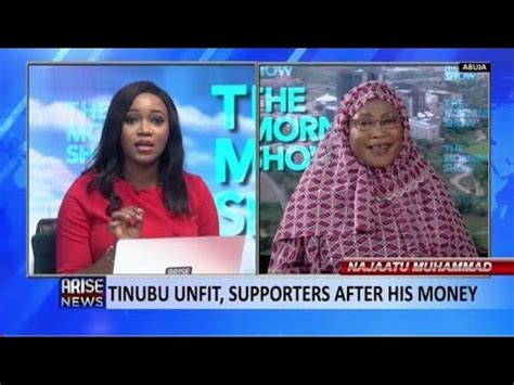 Najaatu Mohammed Talk About Tinubu Illness And Truth About His