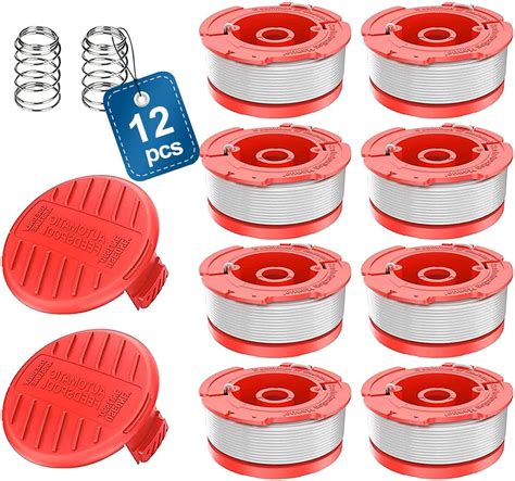 12 Pack String Trimmer Line Spool Replacement For
