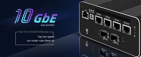 Amazon Com Moginsok Micro Firewall Appliance Gbe Mini Pc With Sfp Intel Alder Lake N C