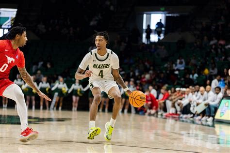 Eric Gaines Sparks Second Half Rally To Lift Uab Win Over Smu Clinches Aac Tournament 4 Seed