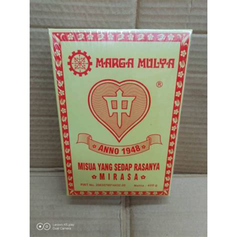 Jual Misua Cung Mirasa Cap Marga Mulya 450 Gram Misua Kotak Tjung Misoa Shopee Indonesia