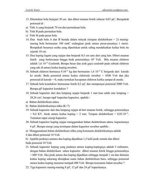 Listrik Statis Pdf