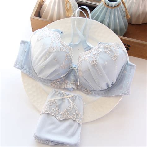 Dot Flower White Lace To Love Cute Sweet Bras And Panty Set — Sofyee