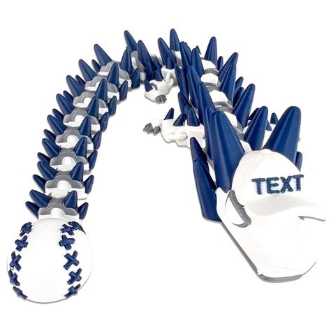 3d Printable Baseball Dragon By Steven Wolf Studio