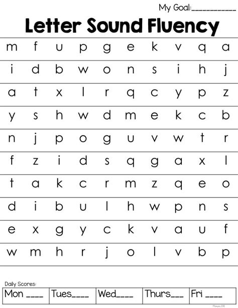 85 Kindergarten Dibels Printables