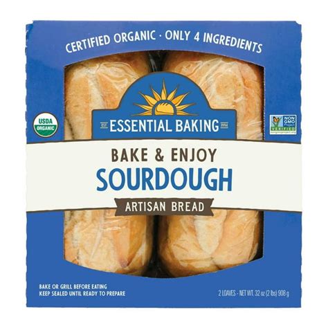 Essential Baking Organic Sourdough Bread 2 Ct