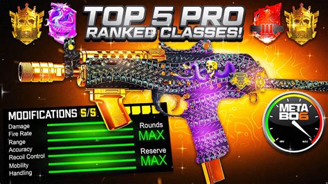 New Top 5 Updated Pro Meta Best Ranked Play Classes Bo6 Season 1 🏆