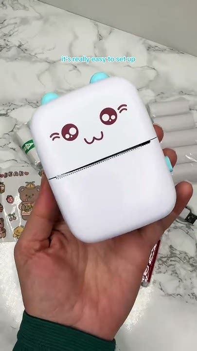 Cute Cartoon Thermal Printer Perfect T For Christmas Printer