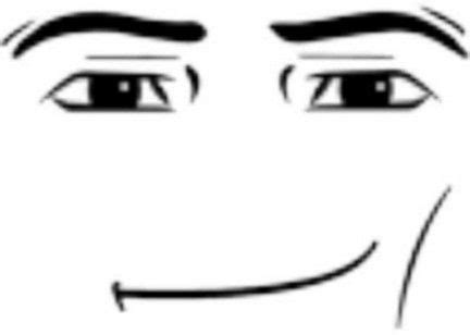 Roblox Smirk Face Meme