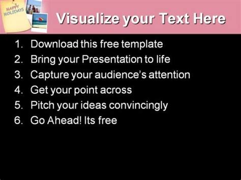 Happy Holidays Powerpoint Template Happy Holidays Powerpoint Template