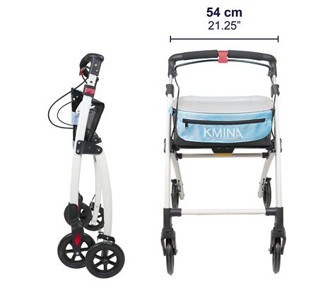 Kmina Pro Narrow Walkers For Small Spaces Folding Walker