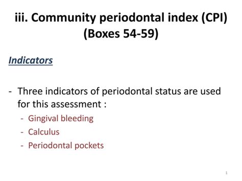 Oral Health Assessment Form Cpi Dmft Pptx Dental Health